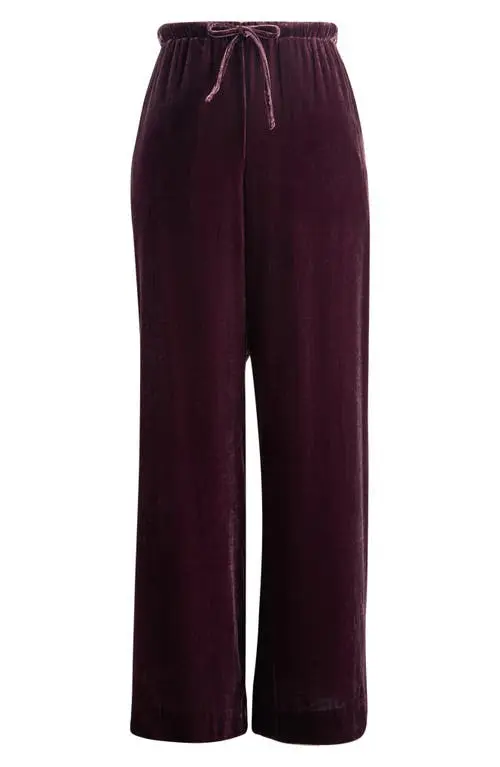 Marine Layer Bella Velvet Drawstring Pants