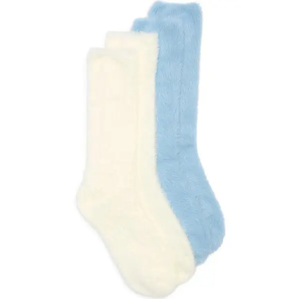 Honeydew Intimates Cloud Heaven Crew Socks 2 Pack - Arctic Breeze