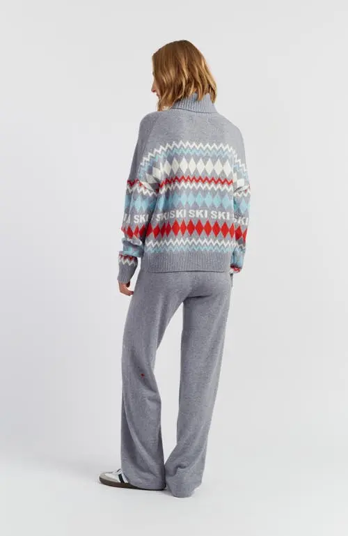 Chinti & Parker Wool-cashmere Snoopy Ski Fairisle Sweater