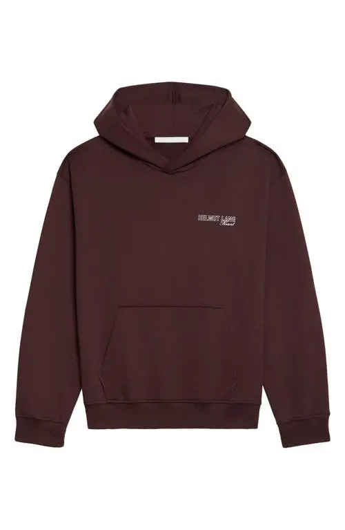Helmut Lang Skier Cotton Hoodie - Mahogany