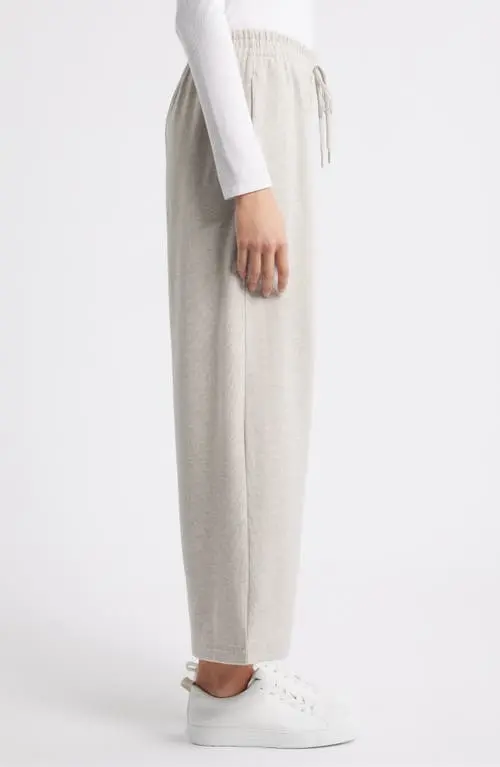 Caslon Ankle Wide-leg Sweatpants - Beige Taupe