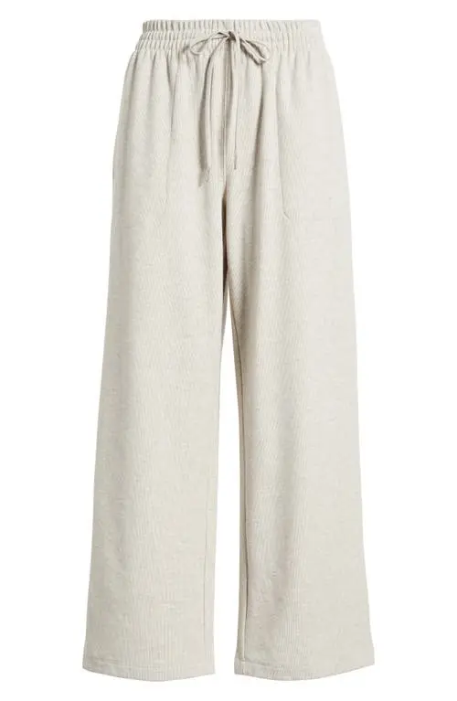 Caslon Ankle Wide-leg Sweatpants - Beige Taupe