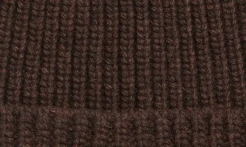 Amiri Wool Beanie - Dark Brown