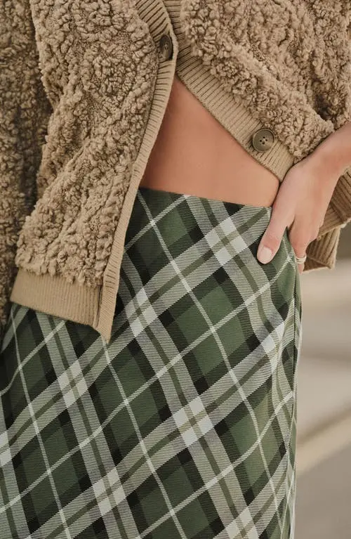 NEXT Plaid Maxi Skirt
