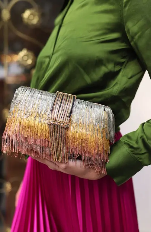 SIMITRI Ombre Chunky Clutch