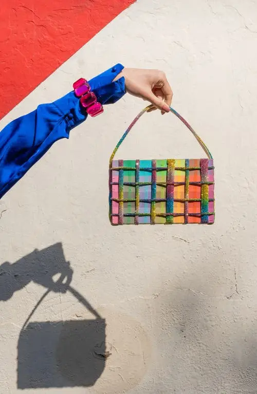 SIMITRI Rainbow Etoile Clutch