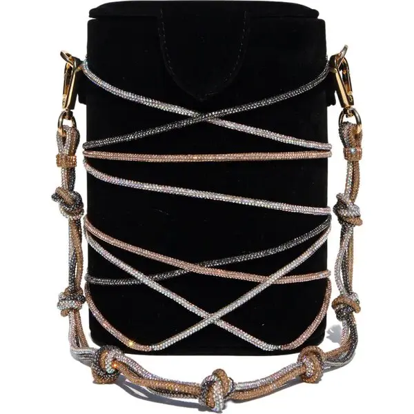 SIMITRI Knotty Bucket Bag - Black