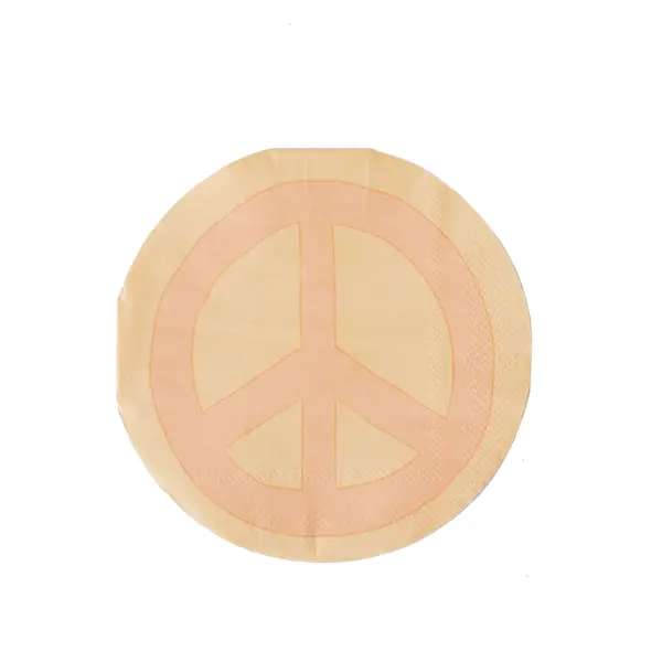 JOLLITY & CO Peace & Love Peace Cocktail Napkins - Assorted Pre-pack
