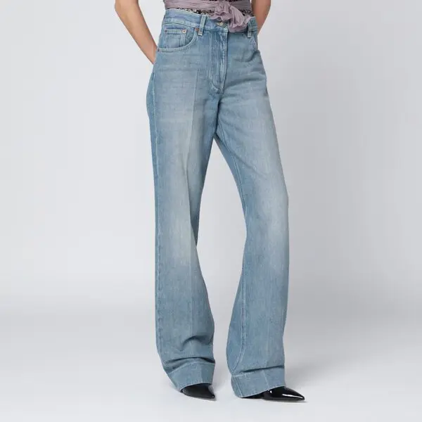 Valentino Garavani Light Wash Denim Jeans
