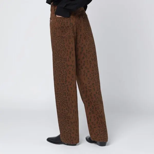 Citizens Of Humanity Relaxed Cheetah Print Jeans