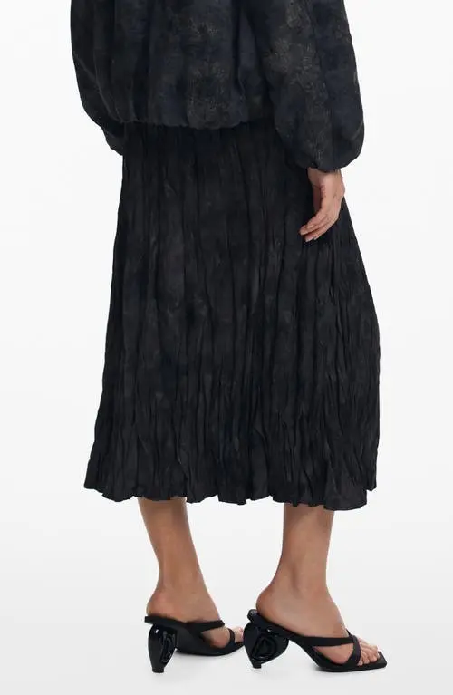 Desigual Pleated Midi Skirt