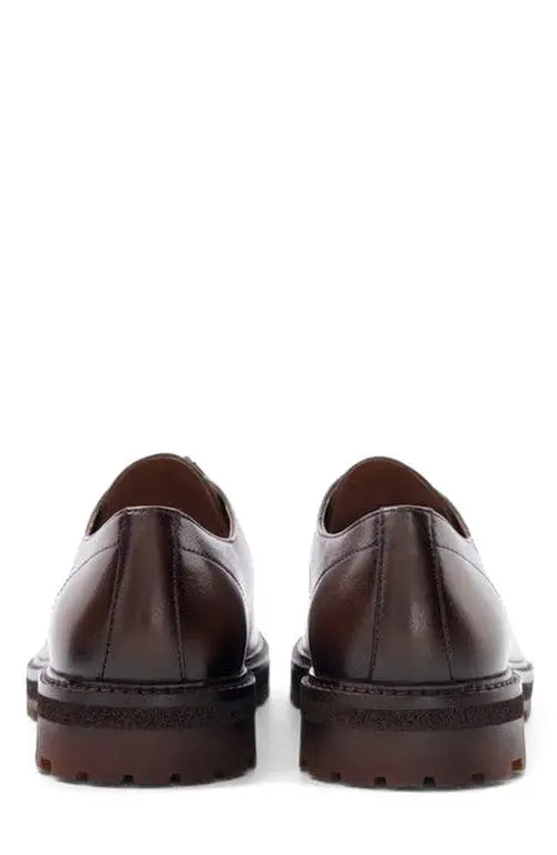 ANTHONY VEER Harlan Moc Derby - Brown Leather