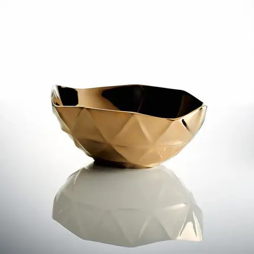 LUNARES Geo Bowl - Gold