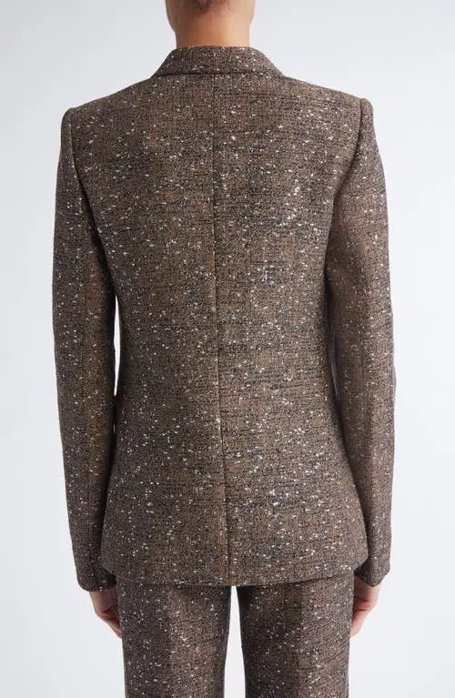 Giambattista Valli Metallic Mélange Tailored Jacket