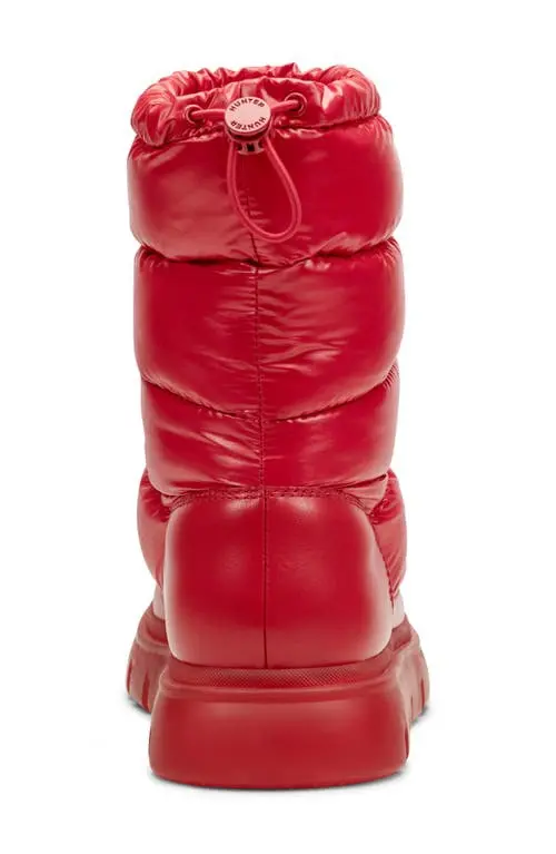 Hunter Maribels Waterproof Snow Boots - Red