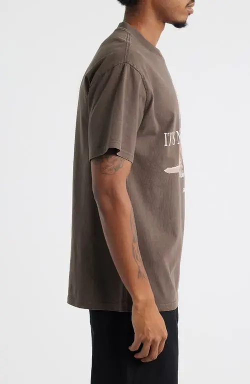 SANTO STUDIO Not That Serious Cotton Graphic T-shirt