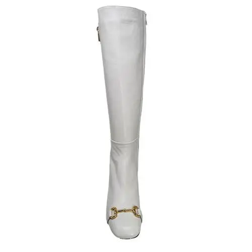 MADISON MAISON Tall Lock Boots - White