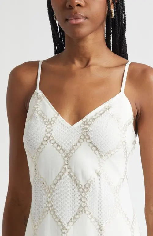 Ramy Brook Lynn Metallic Knit Dress