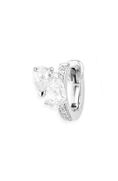 REPOSSI Serti Sur Vide Diamond Single Earring - White Gold
