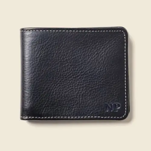 CASUPO Large Billfold Wallet - Black