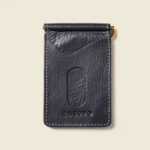 CASUPO Money Clip Wallet - Black