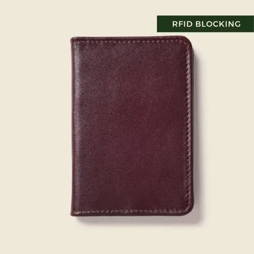 CASUPO Compact Bifold With Rfid Protection - Burgundy