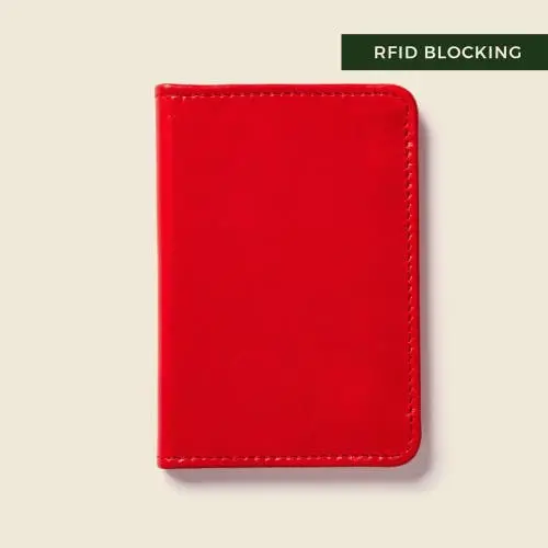 CASUPO Compact Bifold With Rfid Protection - Fire Red