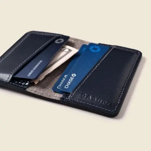 CASUPO Compact Bifold With Rfid Protection - Navy Limited Edition