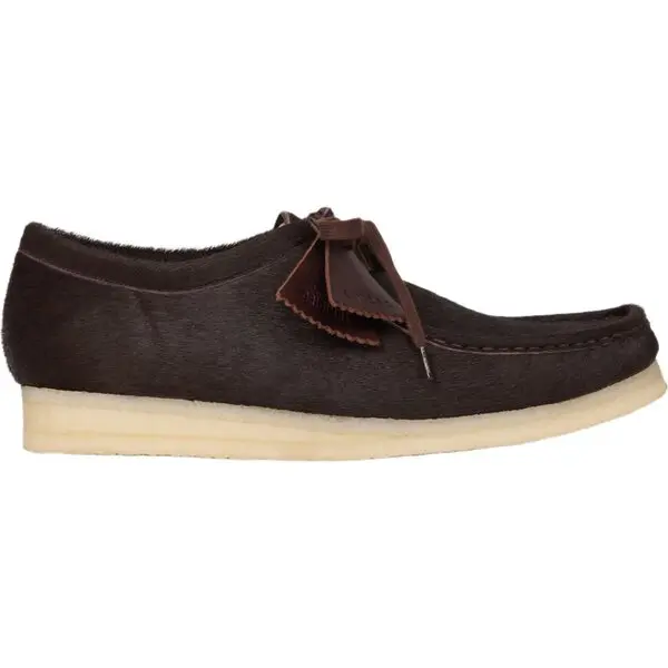 Sandro X Clarks Originals Wallabee Leather Derbies - Chocolate