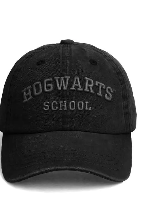 BLVCK Harry Potter X 'hogwarts' Cap - Black