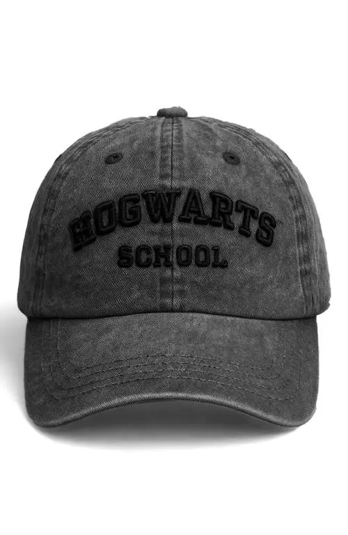 BLVCK Harry Potter X 'hogwarts' Cap - Charcoal