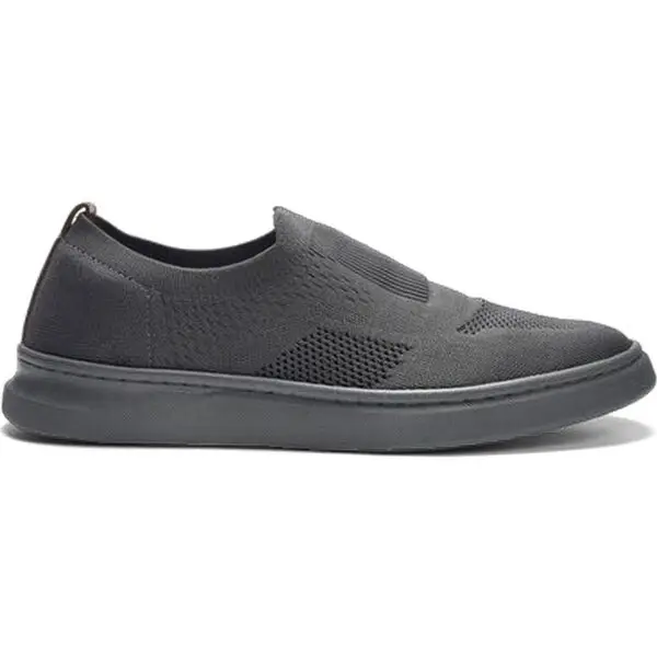 A. VEER Drift Knit Slip-on Sneakers - Grey Leather