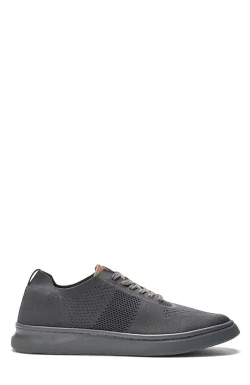 A. VEER Stride Knit Lace-up Sneakers - Grey Leather