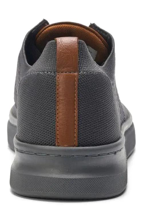 A. VEER Stride Knit Lace-up Sneakers - Grey Leather