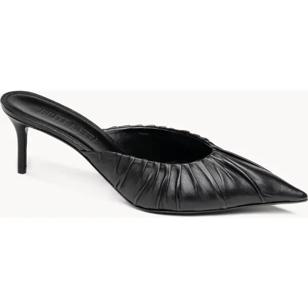BRITT NETTA Anora Leather Mule - Black
