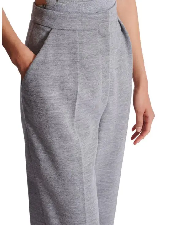 Balmain Tailored Cotton Knit Trousers