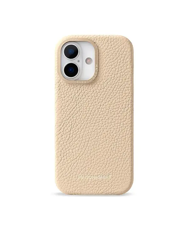 MAISON DE SABRE Leather Phone Case - Saharan Nude