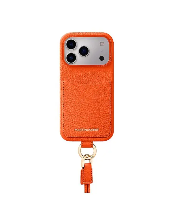 MAISON DE SABRE Sling Phone Case - Manhattan Orange
