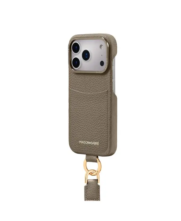 MAISON DE SABRE Sling Phone Case - Cashmere Clay