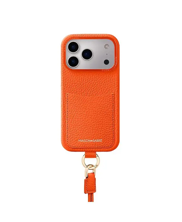 MAISON DE SABRE Sling Phone Case - Manhattan Orange