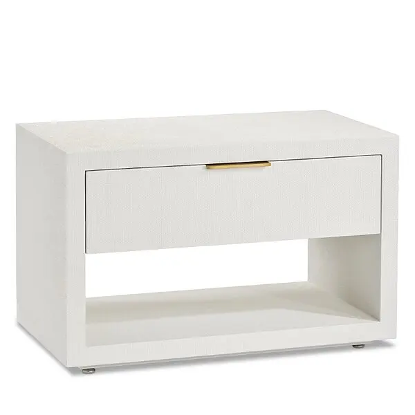 INTERLUDE HOME Montaigne Bedside Chest - White
