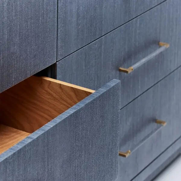 INTERLUDE HOME Taylor 6 Drawer Chest - Navy