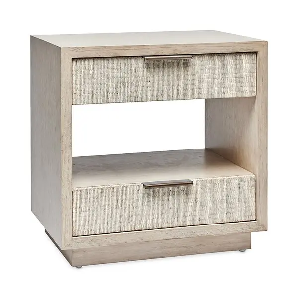 INTERLUDE HOME Harperly Bedside Chest - Taupe