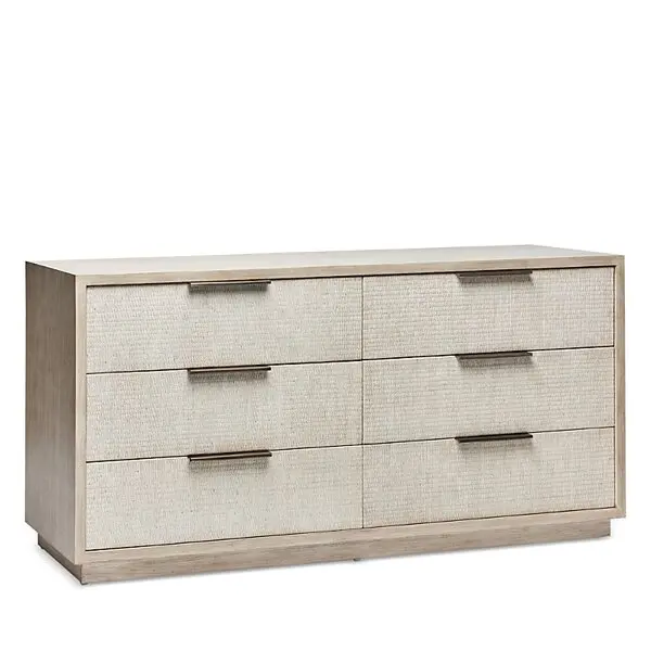 INTERLUDE HOME Harperly 6 Drawer Chest - Taupe