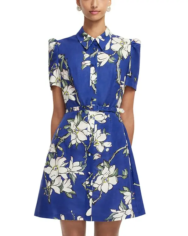 LEO LIN Bronte Mini Dress - Blue