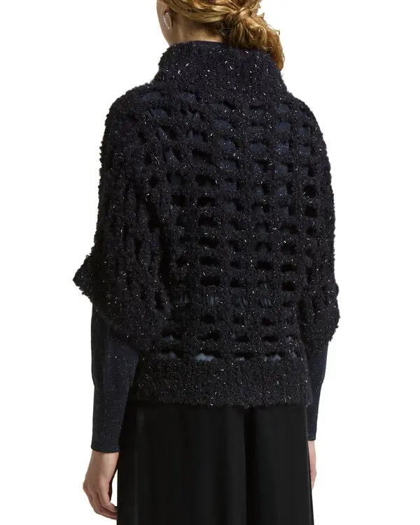 Peserico Knitted Mock Neck Sweater