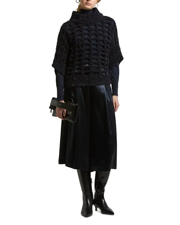 Peserico Knitted Mock Neck Sweater