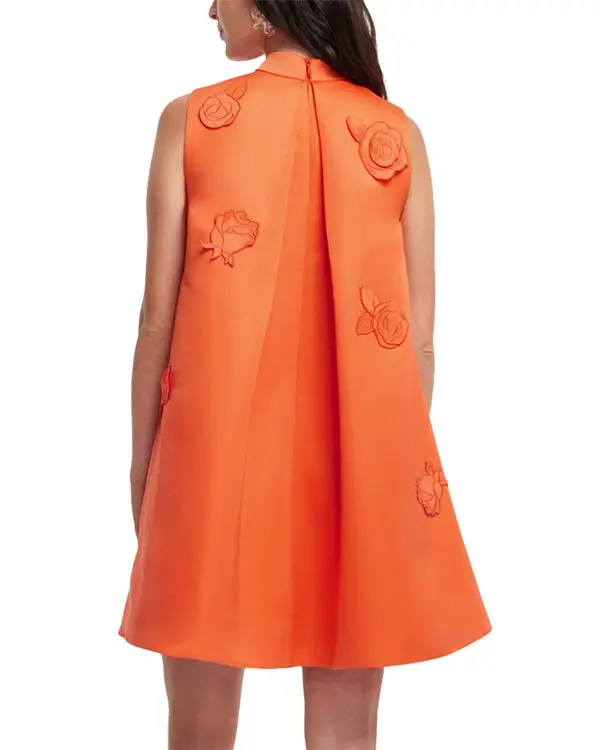LEO LIN Fallon Applique Floral Minidress