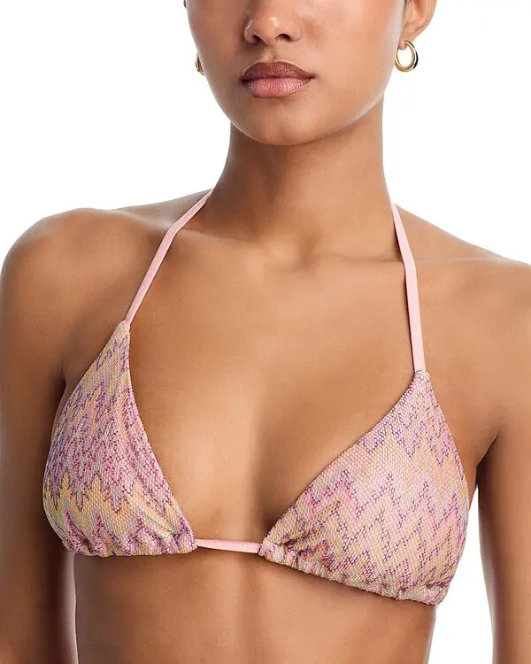 PQ Triangle Bikini Top - Dazzle