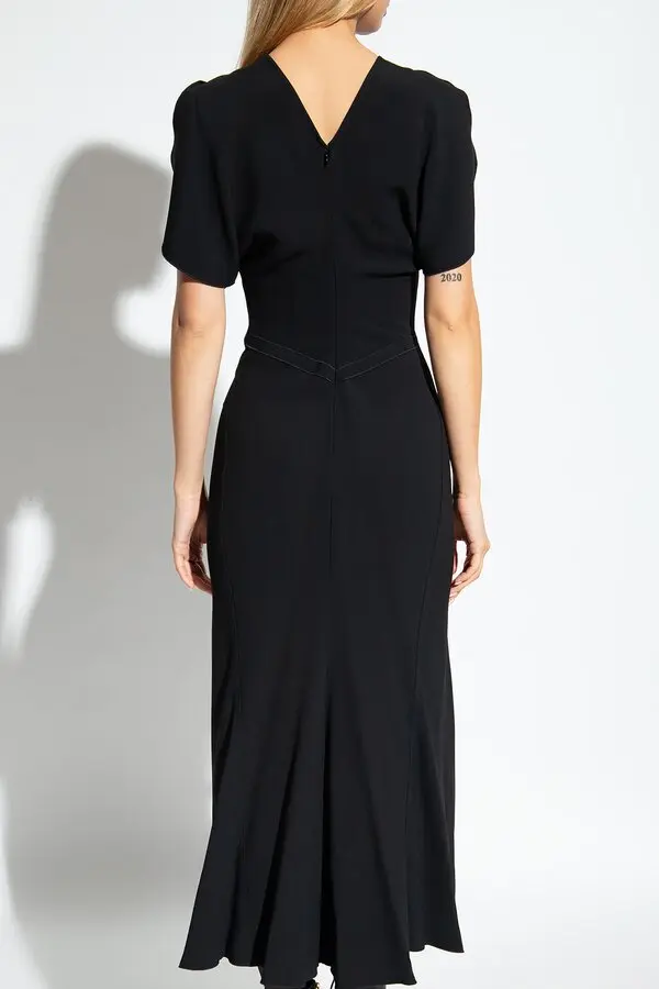Victoria Beckham Sleeveless Draped Dress